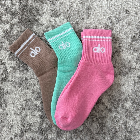 ALO Yoga | Accessories | Alo Throwback Socks 3 Pairs Brand New | Poshmark